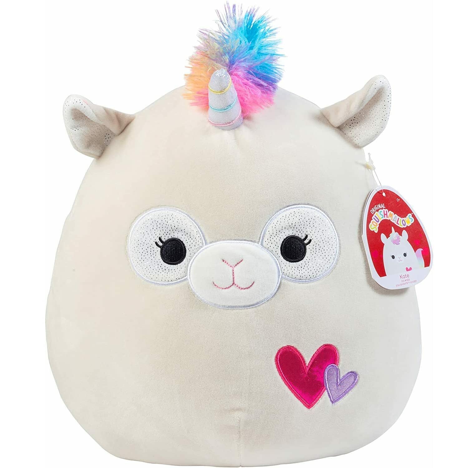 Squishmallows Official Kellytoy Valentines 8 Inch Kate Llamacorn Plush Squishy Stuffed Toy Animal
