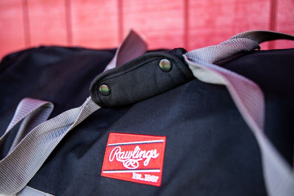 Rawlings | THROWBACK Duffle Equipment Bag | Baseball/Softball | Black