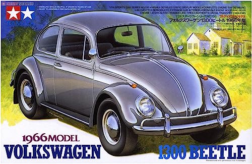 Tamiya 24136 1/24 Volkswagen 1300 Beetle 1966 Plastic Model Kit