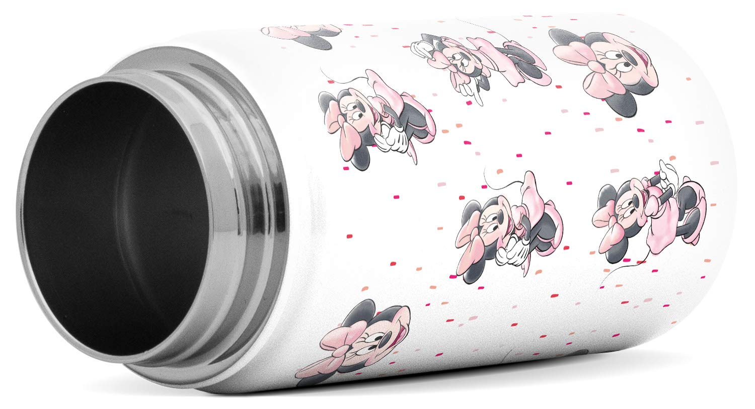 Simple Modern Disney Minnie Mouse Kids Water Bottle with Straw Lid | Reusable Insulated Stainless Steel Cup for School | Summit Collection | 14oz, Minnie Mouse Sprinkle
