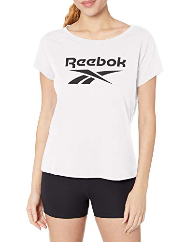 Reebok Training Supply Graphic Tee, White, Large