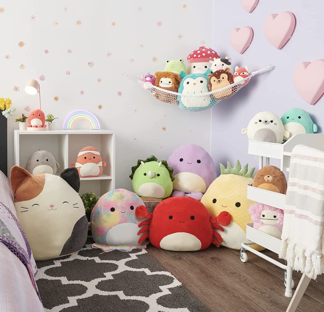 Squishmallows Official Kellytoy 16 Inch Soft Plush Squishy Toy Animals (Serene The Squirrel with tie-dye Tail and Ears)