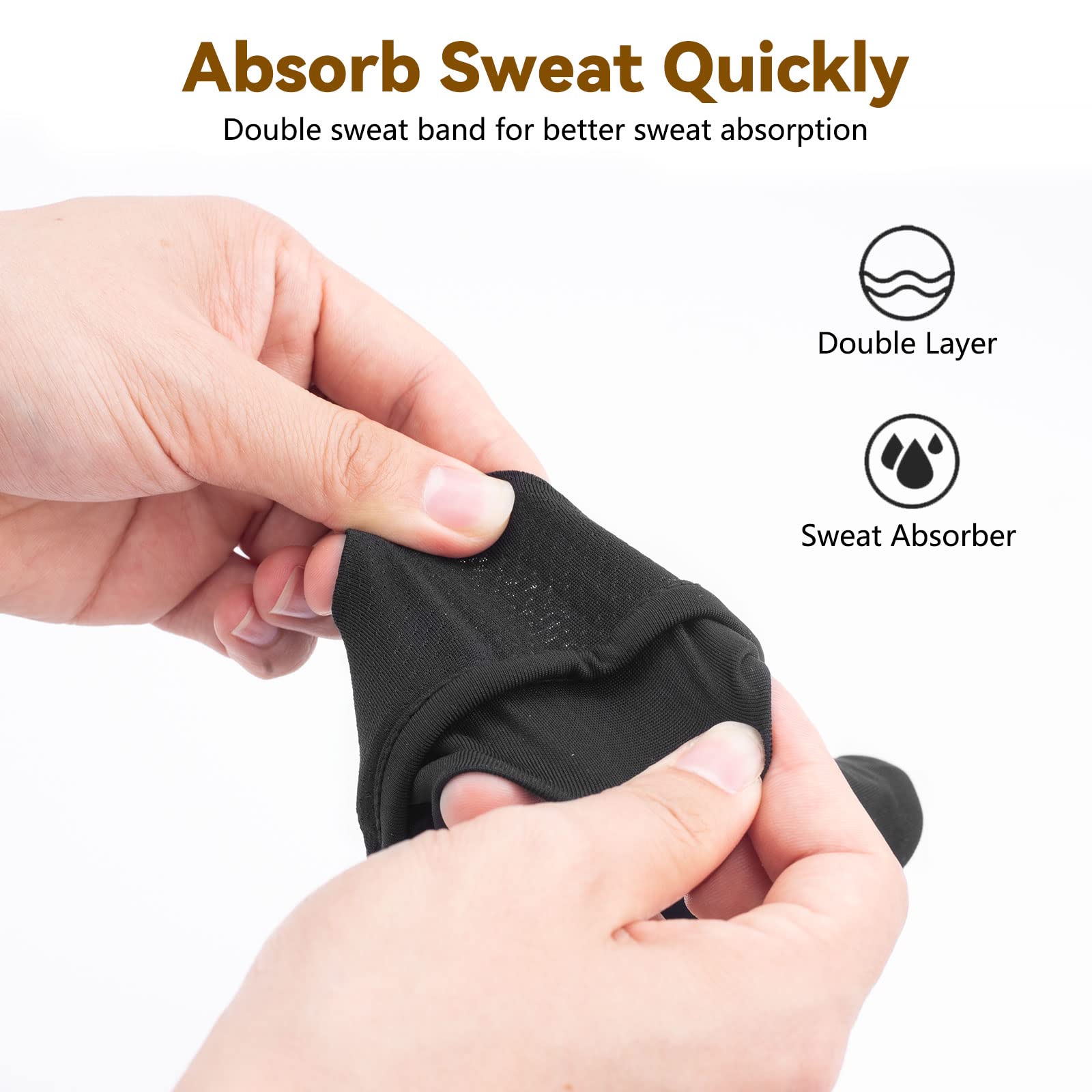 VR Eye Mask Cover Adjustable Elastic Sweat Band for Meta/Oculus Quest 2 Accessories Virtual Reality Headsets Accessories, Breathable Washable Facemask Cover for Use VR Workouts Supernatual (3PCS)