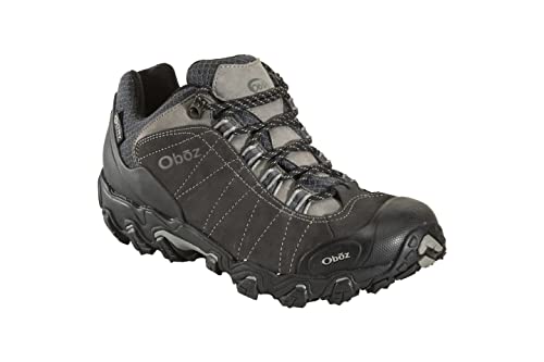 Oboz Men's Bridger Low B-Dry Waterproof Hiking Shoe, Dark Shadow, 11