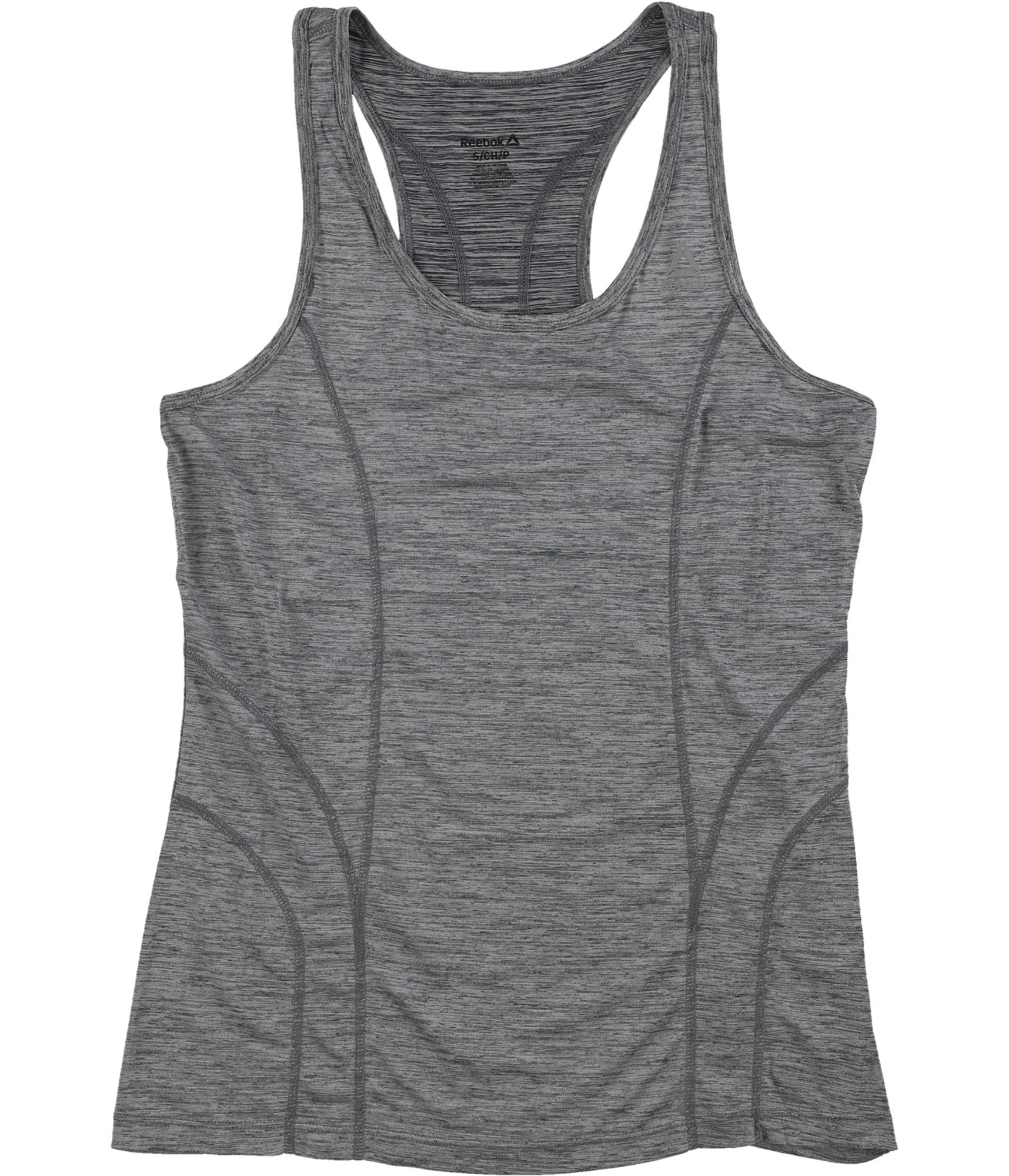 Reebok Womens Racerback Tank Top, Grey, X-Small