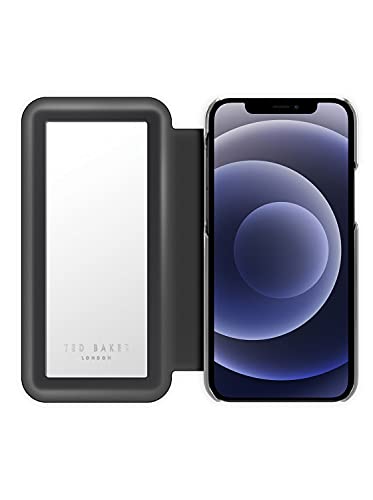 Ted Baker Faux Leather Mirror Case for iPhone 13 Pro Max - Elderflower