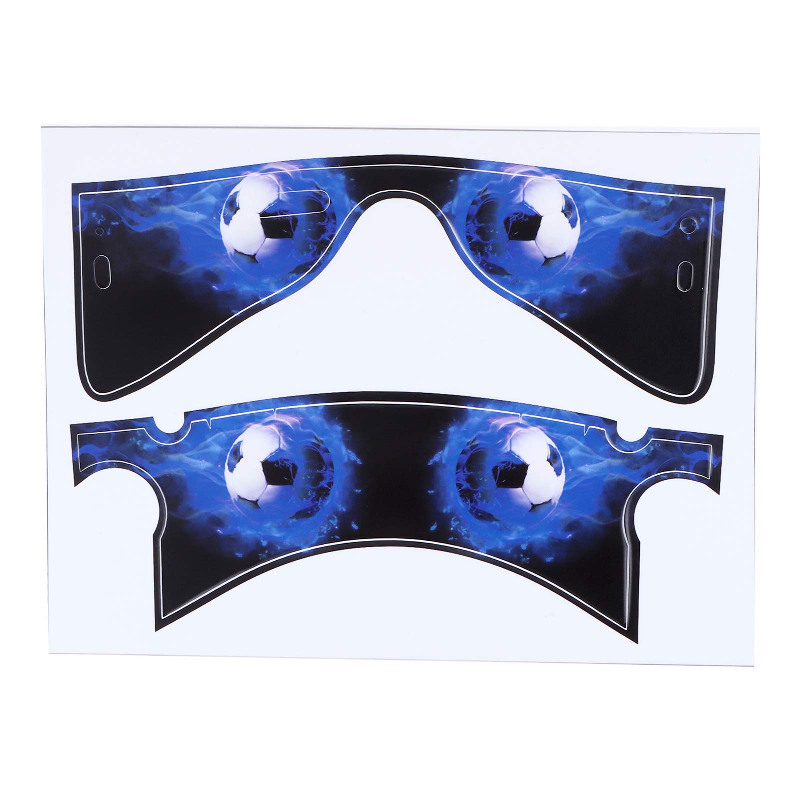VR Headset and Controller Sticker, Durable PVC Skin Cover Set for Oculus 2 VR Glasses, Easy to Paste, Protects Your Equipment from Scratches(A)