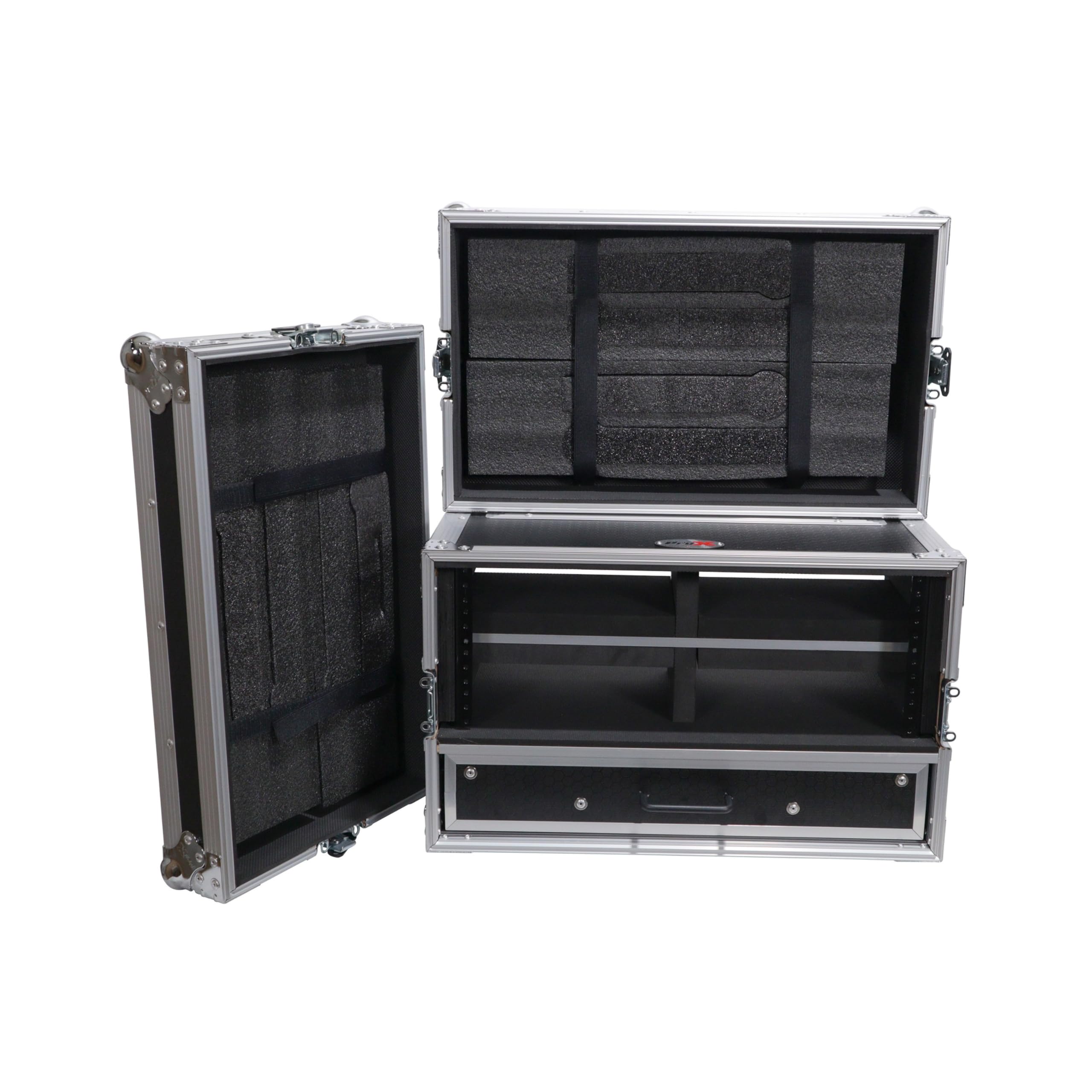 ProX XS-WM4U2DR ATA-style Rack Flight Case with Drawer - 4U
