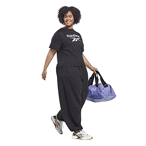 Reebok Training Essentials Graphic Crop Top, Black, 3X