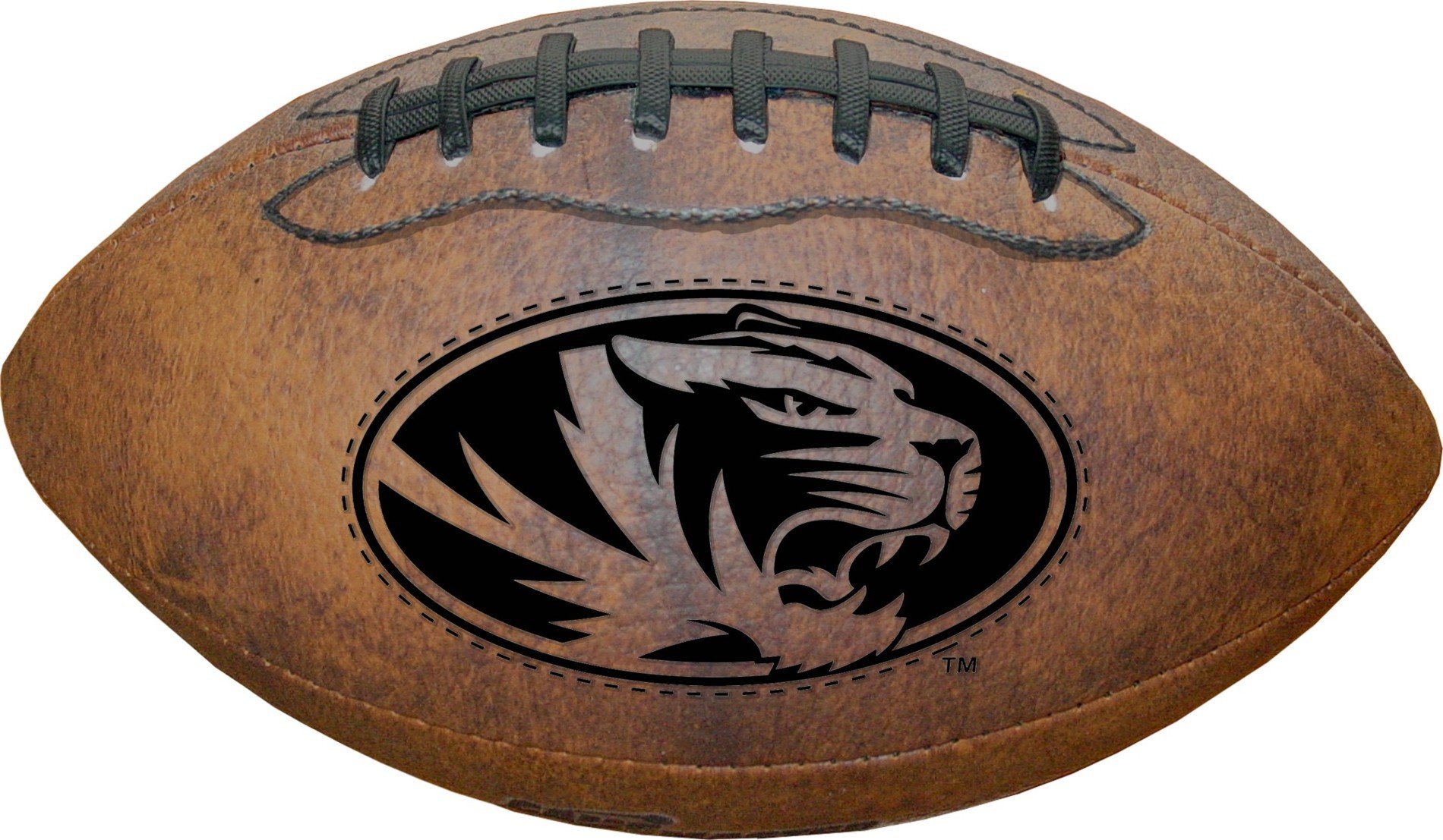 NCAA Missouri Tigers Vintage Throwback Football, 9-Inches