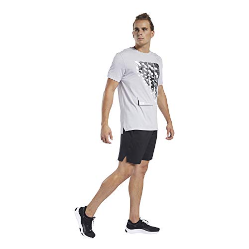 Reebok Training Supply Short Sleeve, Sterling Grey, L