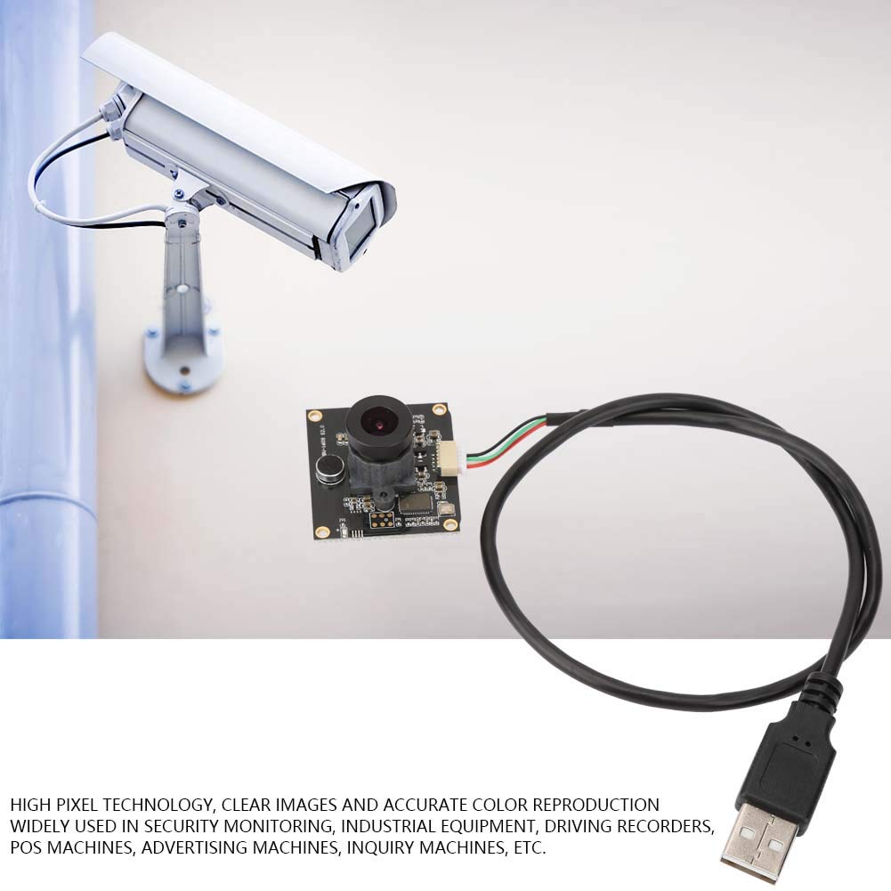 USB Camera Module 1600 * 1200 Highest Resolution 2 Million Pixels 120° Wide Angle Lens USB Camera Module with OV2643 Chip
