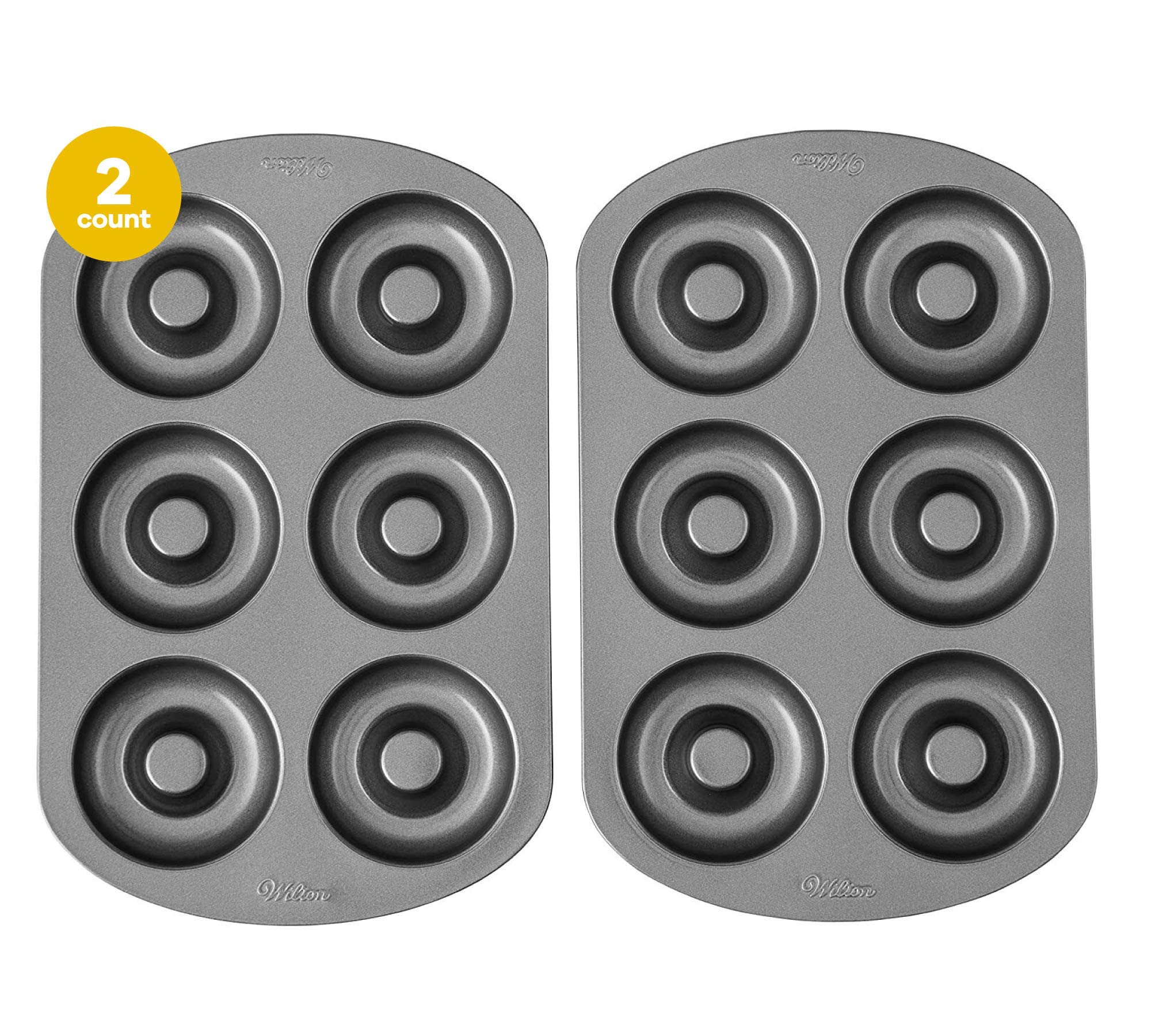 Wilton Non-Stick Donut Baking Pans (2-Count) and Cupcake Pan (12-Cup)
