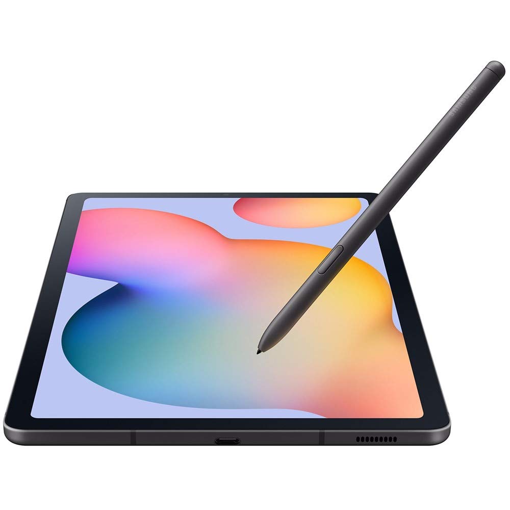 SAMSUNG Galaxy Tab S6 Lite w/S Pen (64GB, 4GB) 10.4ββ, Face Unlock, Octa-Core Exynos 9610, 7040mAh Battery Wi-Fi Tablet SM-P610 - US Model (w Fast Car Charger, Oxford Gray)
