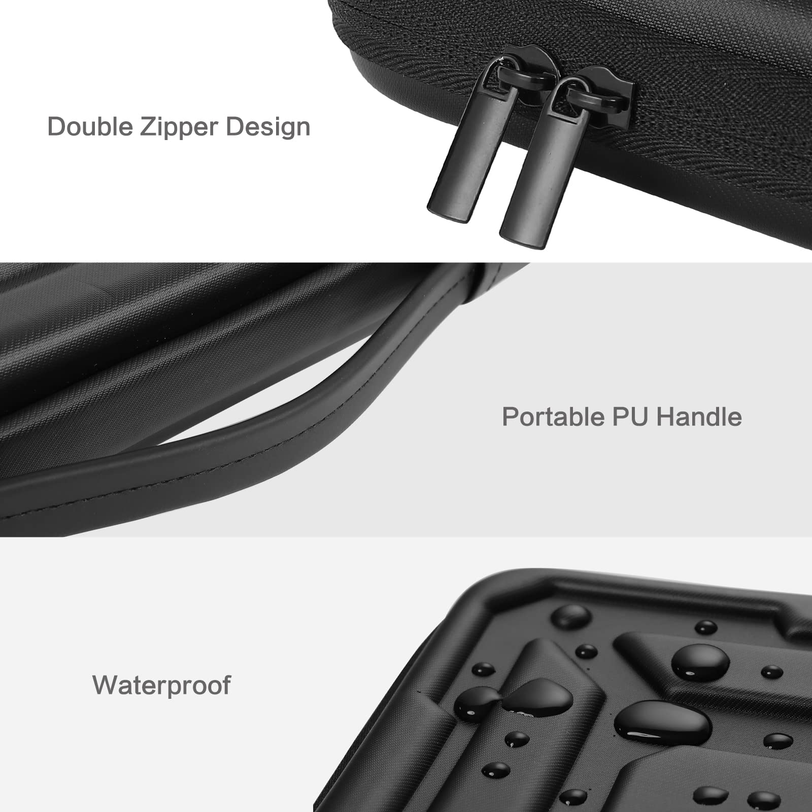 MOSISO Laptop Shoulder Bag Compatible with MacBook Pro 14 inch 2023 2022 2021 Release M3 A2918 A2992 M2 A2779 M1 A2442 Pro/Max Chip, Waterproof Shockproof Carrying Case Bag, Black