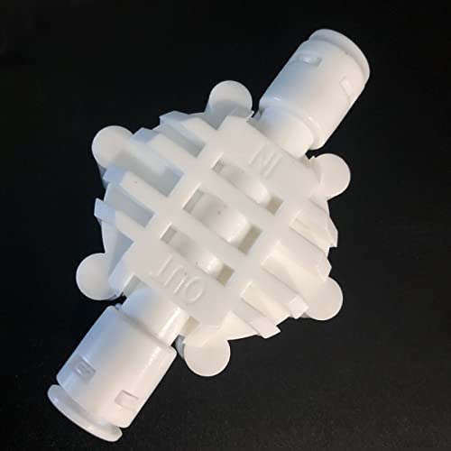 Wesell 1/4 Inch Tube Automatic Shut Off Valve Connector Push to Quick Connect Fittings for Reverse Osmosis Water ¼inchAutomatic Shut Off Valve