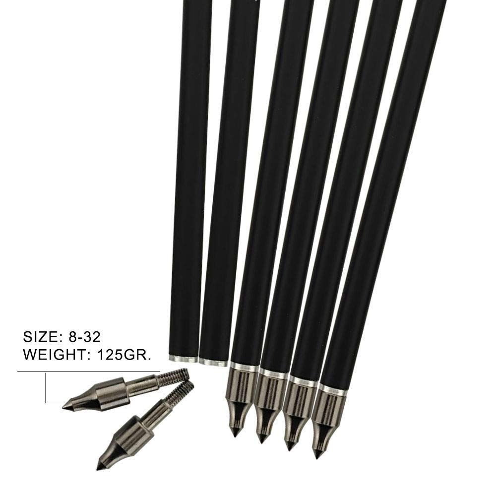 REEGOX Crossbow Bolts 20 inch Bio Crossbow Arrows with 4-Inch Vanes(Pack of 12)