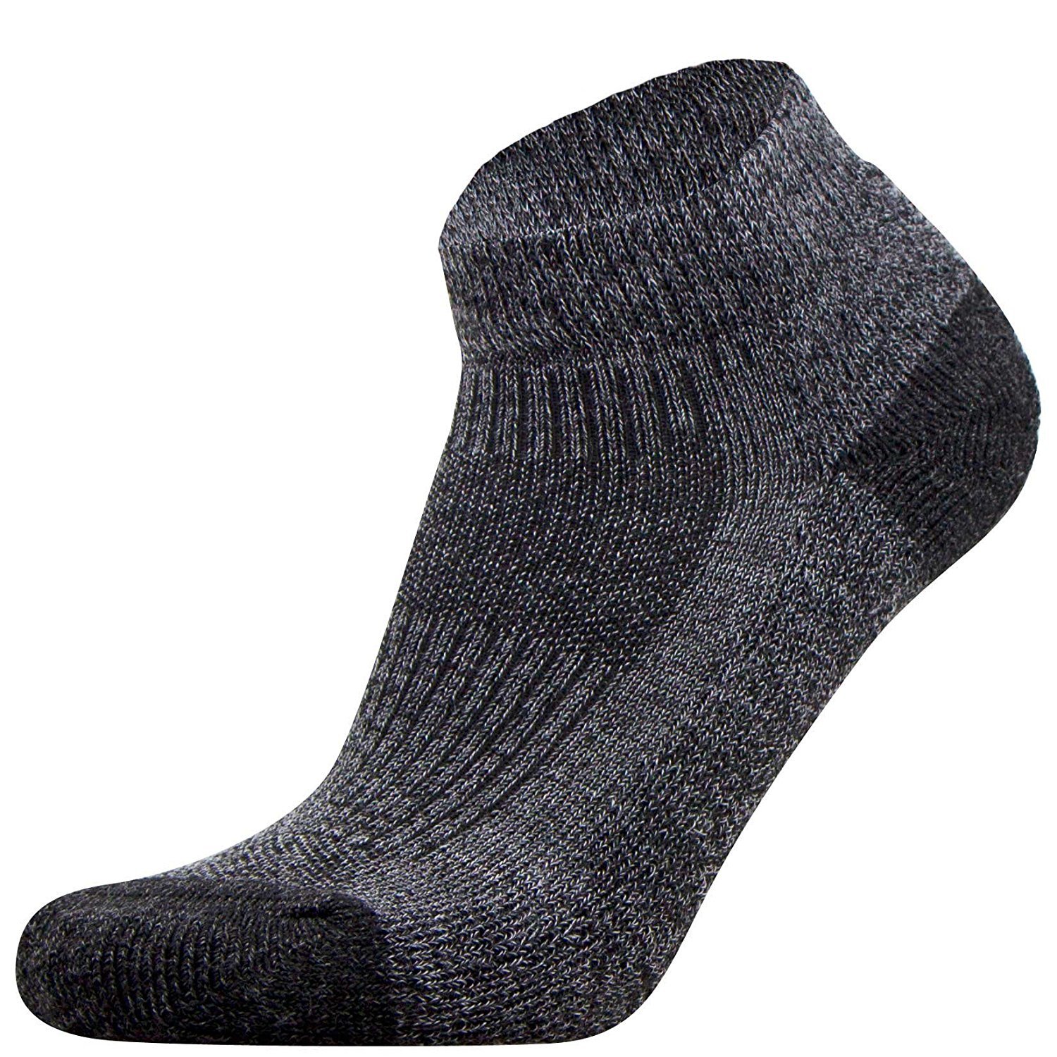 Pure Athlete Walking Socks - Comfortable Padded Walking Socks - Use for Jogging, Running, Working Out (White, Large)