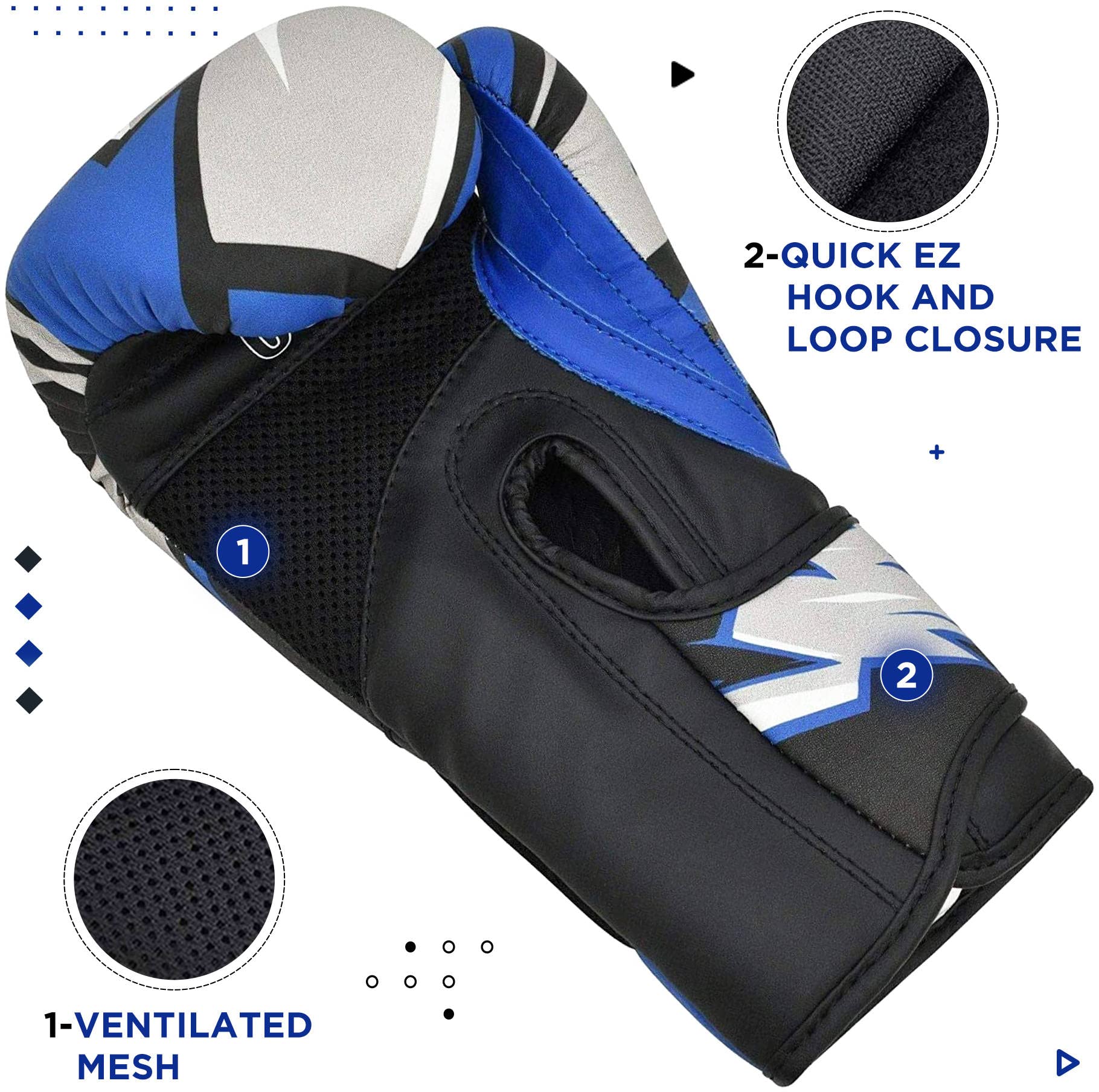 RDX Kids Punching Bag 2FT with Punch Gloves, Heavy Filled Boxing Set, Non Tear Maya Hide Leather Junior Hanging Bag, Kickboxing MMA Grappling Muay Thai Taekwondo Karate BJJ Workout Training