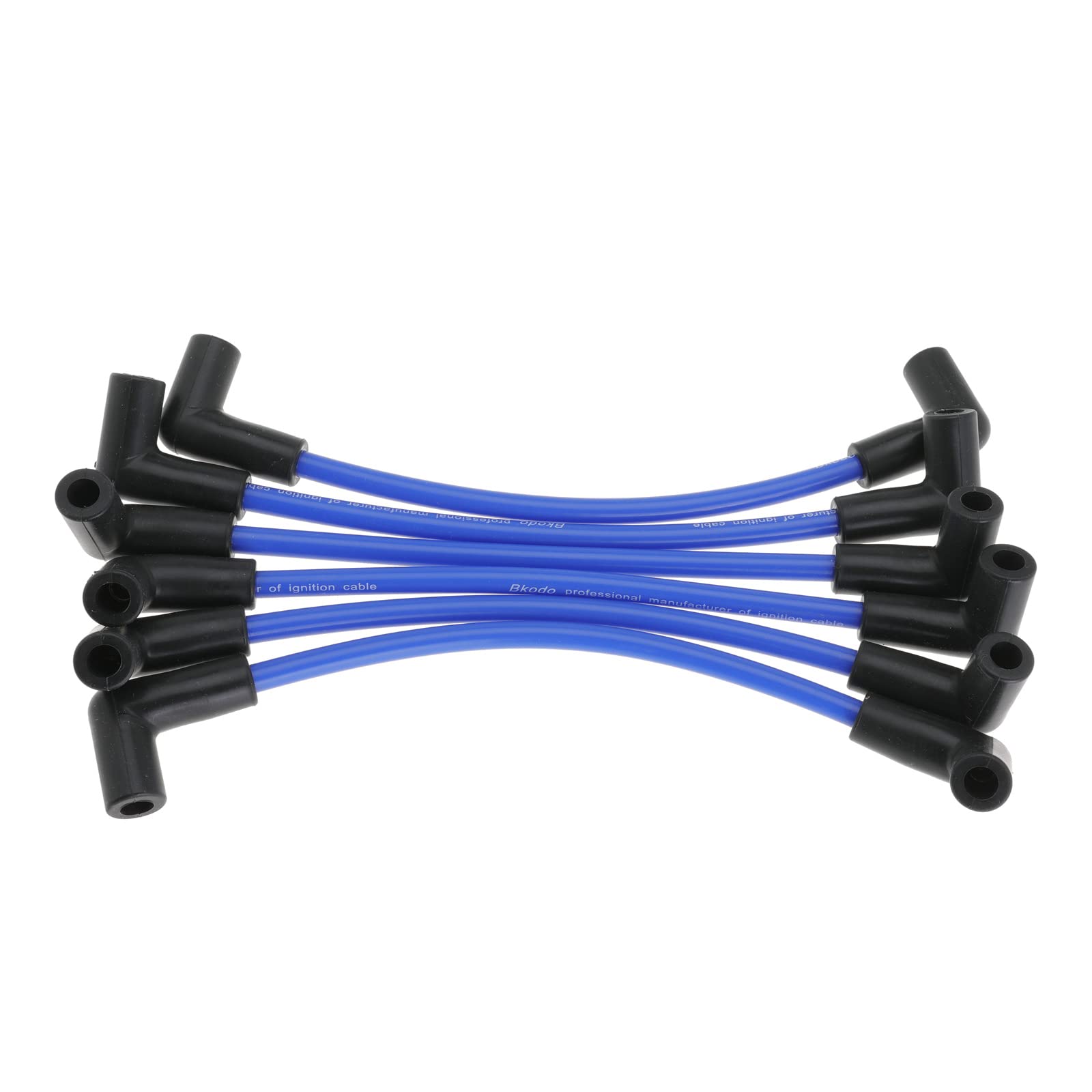 TONRYCUE Spark Plug Wire Replace 18-28086 for Sierra Marine Mercury V6 EFI DFI DTS, Pack of 6, Blue