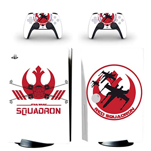 Space Battle PS5 Whole Body Vinyl Skin Sticker Decal Cover for PlayStation 5 System Console and Controllers