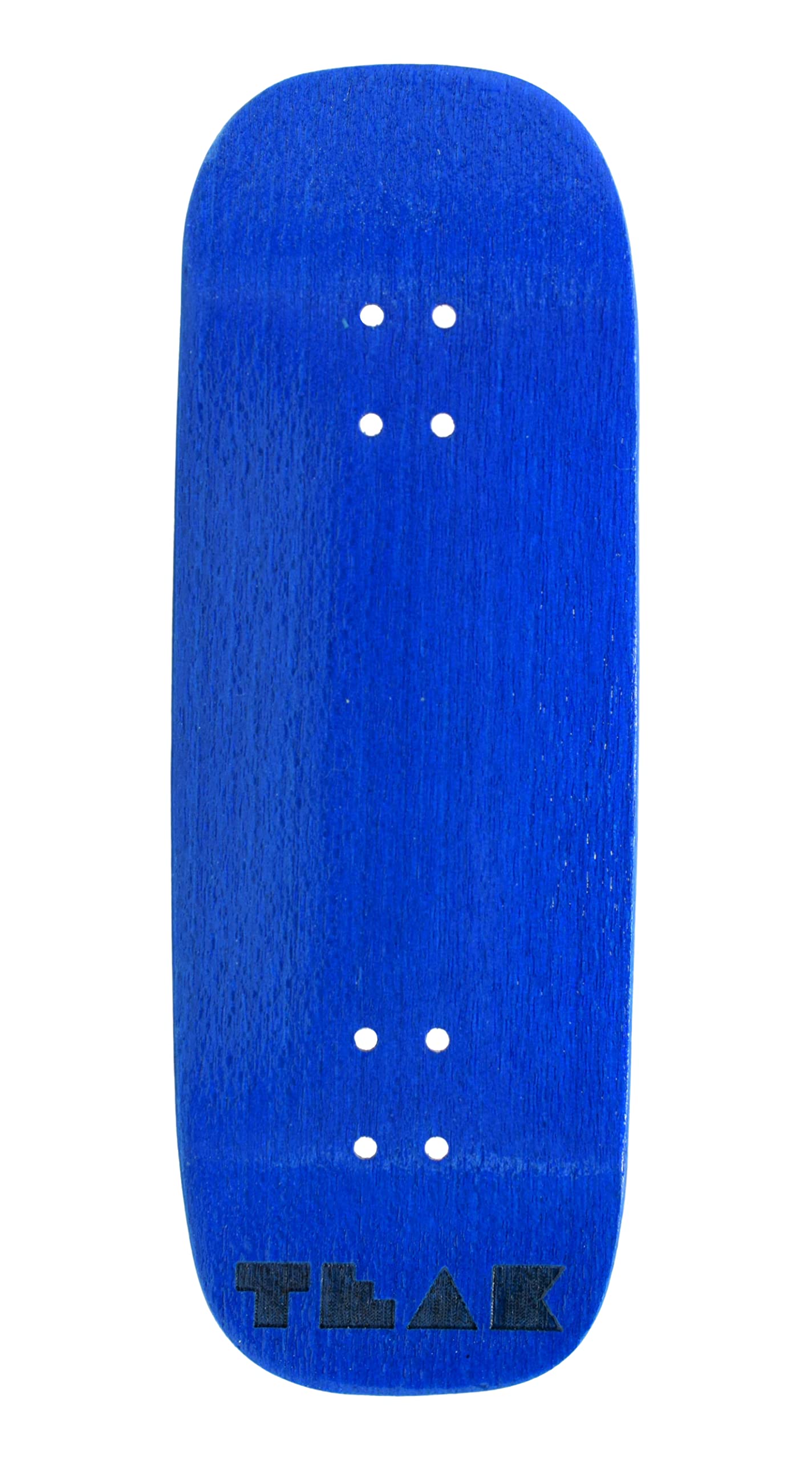 Teak Tuning Prolific Wooden Fingerboard Deck, 33.5mm x 96mm Boxy Shape - Blizzard Blue - 5 Ply with Custom Color Matching Mid Ply - Includes Prolific Foam Tape