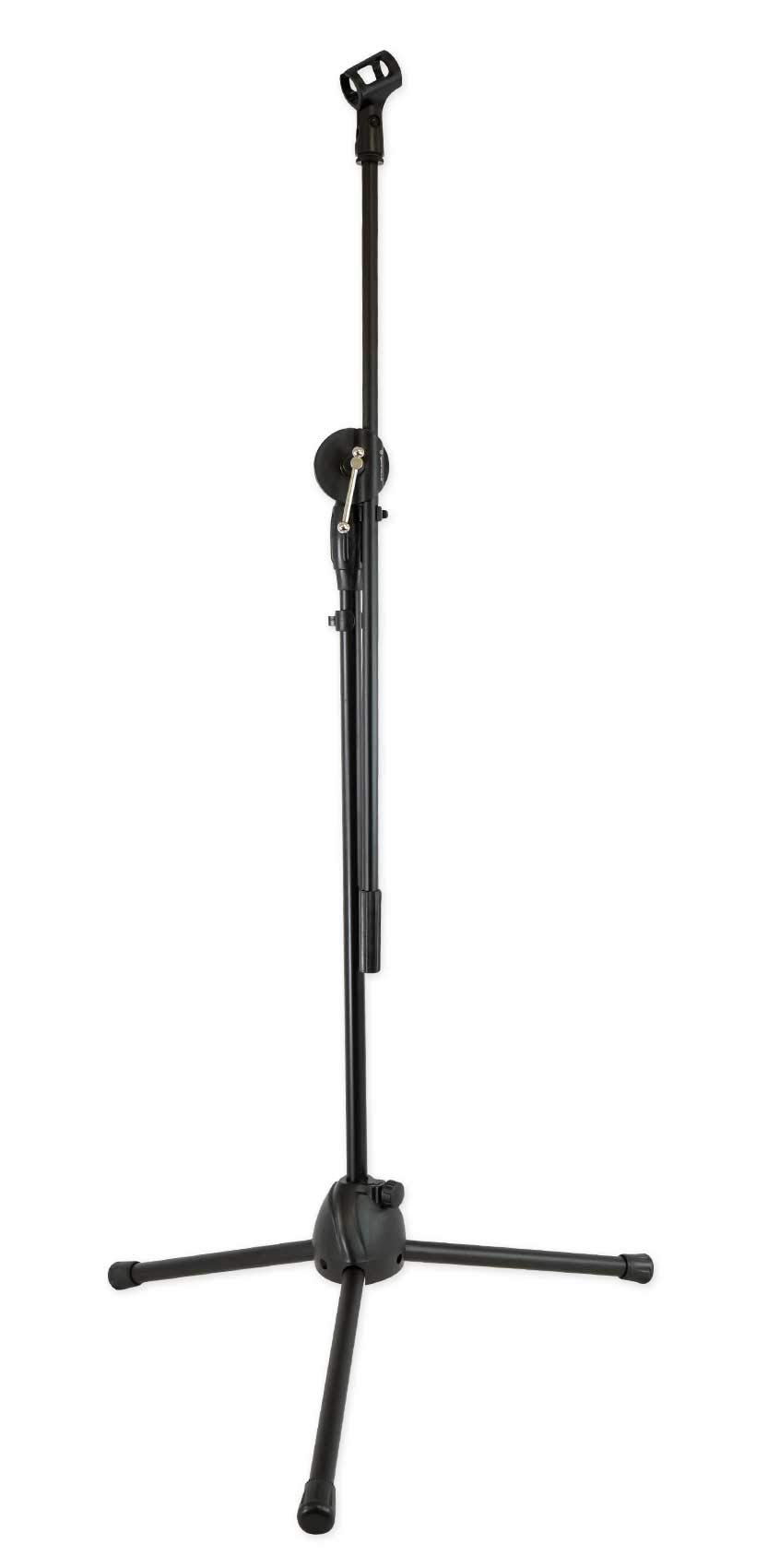 Rockville GIGSTAND Dual Microphone Stand with (2) Mic Clips and Detachable Boom