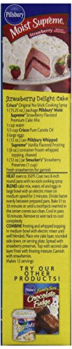 Pillsbury Moist Supreme Cake Mix, Strawberry, 15.25 oz