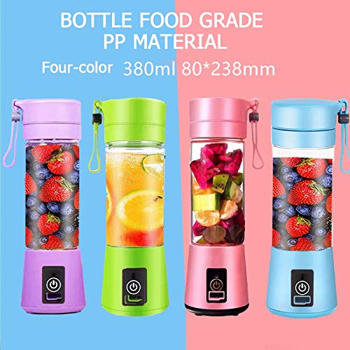 Portable Blender, Personal Mixer Fruit Rechargeable with USB, Mini Blender for Smoothie, Fruit Juice, Milk Shakes.