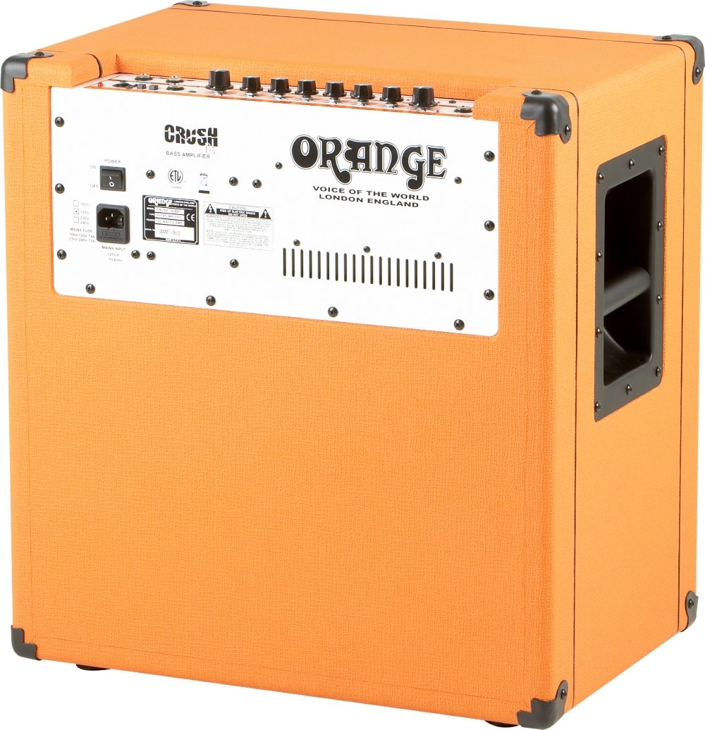 Orange Amplifiers Crush PiX Bass Series CR100BXT 100W 1x15 Bass Combo Amp Orange
