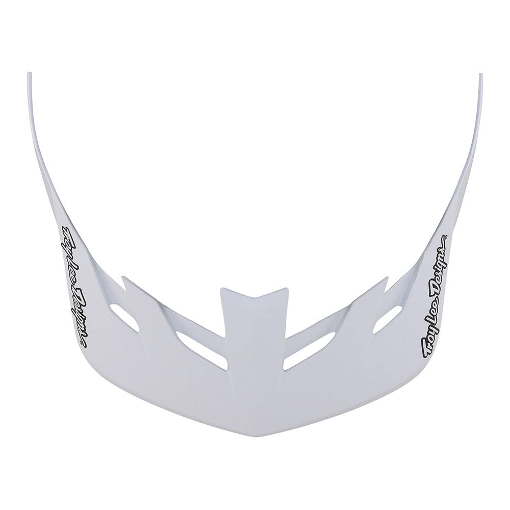 Troy Lee Designs Flowline Adult Bicycle Helmet MIPS EPP Lightweight Vented Adjustable Detachable Visor All Mountain Enduro, Gravel, Trail, BMX, Off-Road MTB (White, MD/LG)