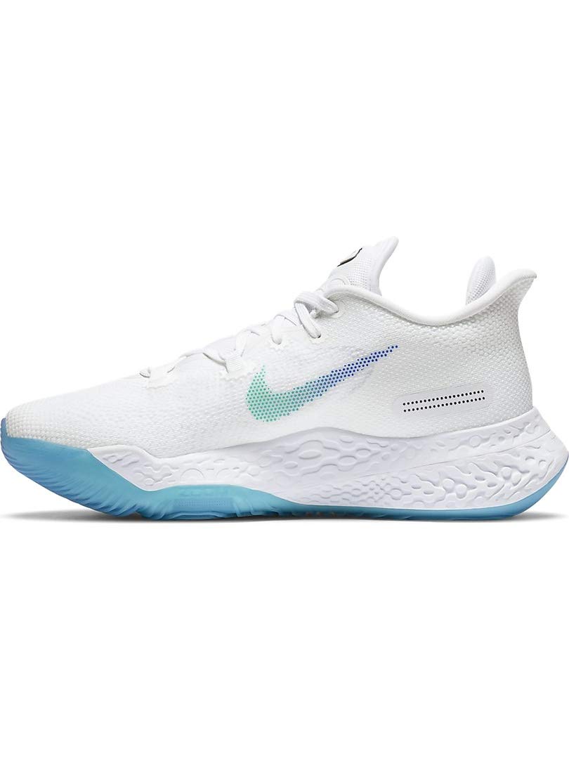 Nike Men's Air Zoom BB NXT Basketball Shoes (White/White/Flash Crimson/Hyper Violet, Numeric_10)