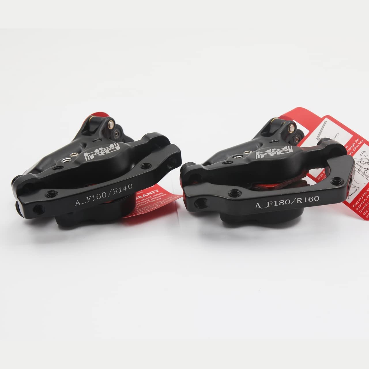 TRP HY/RD CX/Road Bike Post Mount Hydraulic Disc Brake Caliper 160mm Rotor (Front+Rear) with is to PM Adapter
