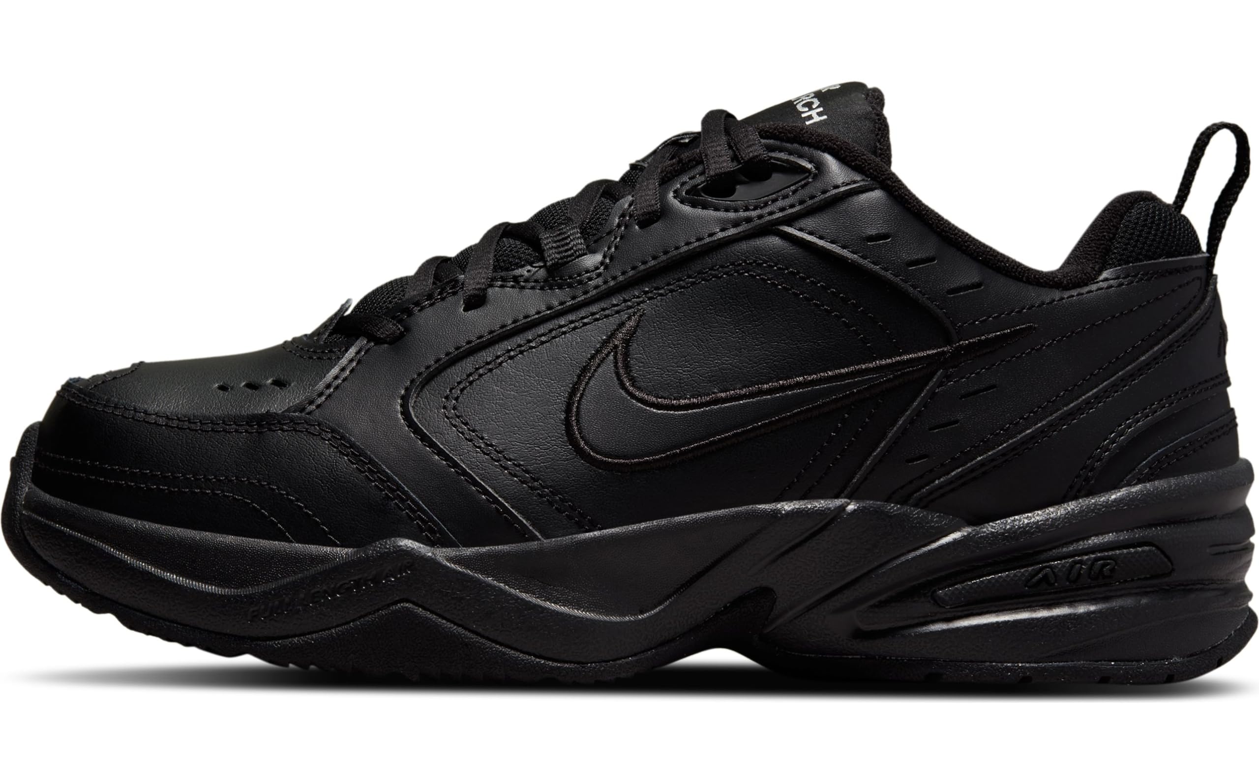 Nike Men's Air Monarch IV Cross Trainer, Black/Black, 8.5 X-wide US