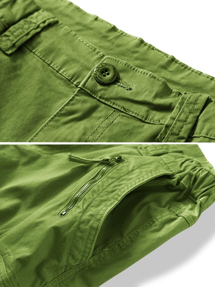 nobrand TRGPSG Women's Casual Ripstop Military Work Trousers, Multi-Pocket Outdoor Army Combat Cargo Pants 3209 ArmyGreen
