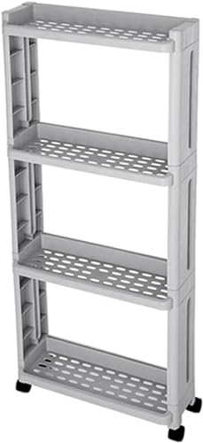 OXOAMP Storage Shelves Rack for Kitchen Kitchen Storage Cart Storage Rack Mobile Shelving Unit Organizer Slide Out Storage Rolling Cart Tower