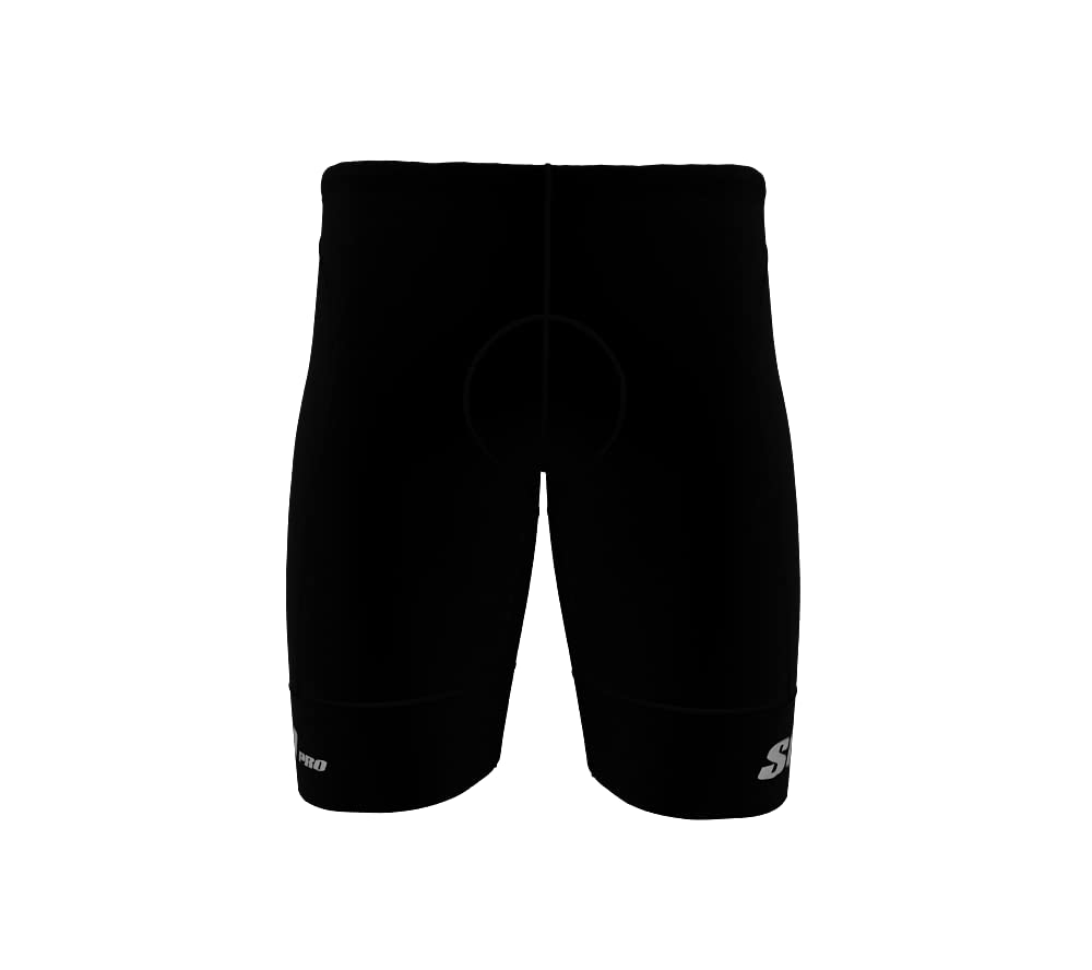ScudoPro Pro Compression Cycling Short Band Black for Men (X-Large)