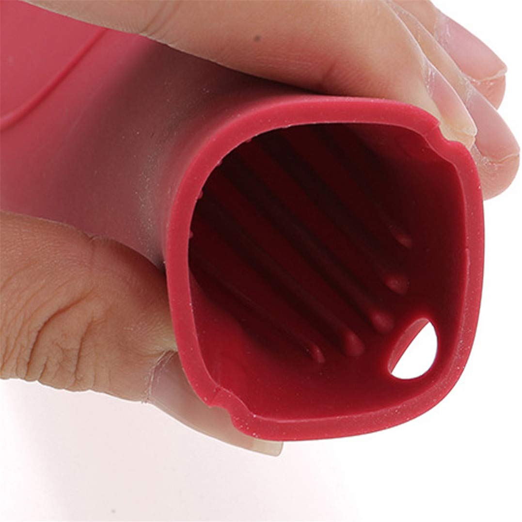 Underleaf Silicone Hot Handle Holder Cover Non Slip Heat Protecting Handle Holder for Cast Iron Skillets, Pans, Griddles