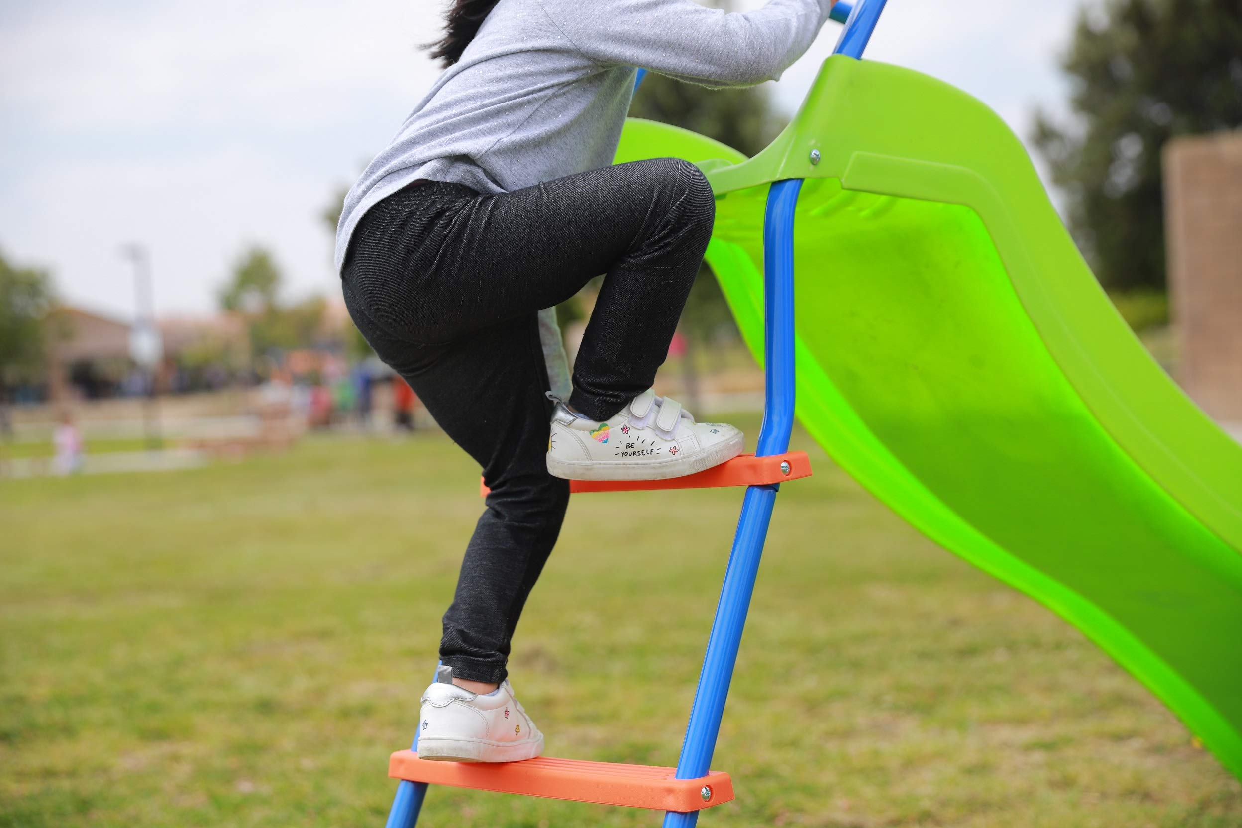 Outdoor Slide for Kids, Playground Slide, Swing Set Slide, Slide Playground, 6 Ft Slide for Swing Set, 6ft Deck Slide, Indoor/Outdoor Slide for Kids - Swingset Slide Replacement