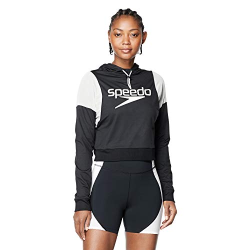Speedo Women's Sweatshirt Vintage Cropped Hoodie