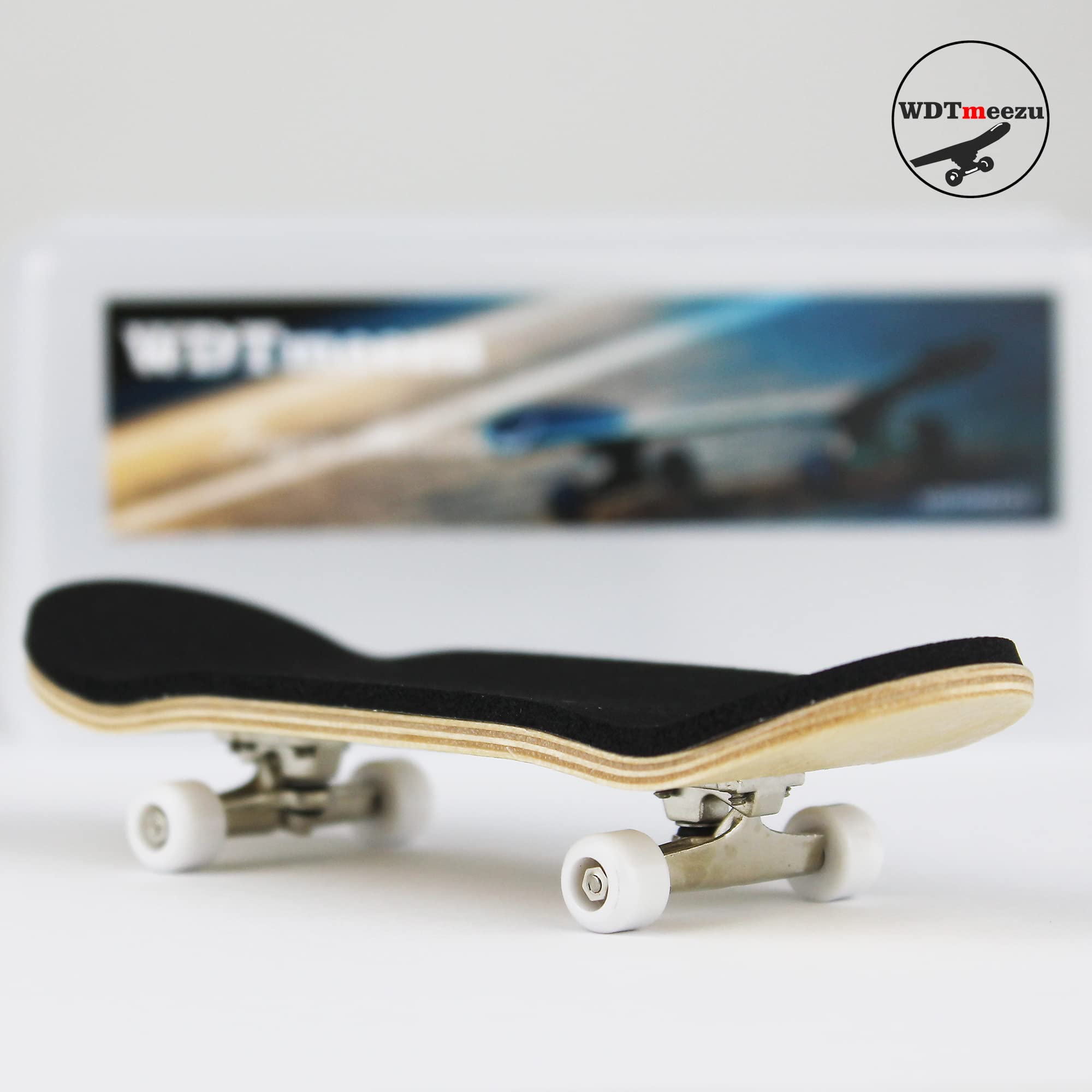 WDTMEEZU 32mm Wood Finger Skateboard Professional Fingerboards Wheels with Bearings Mini Fingerboard Finger Toy
