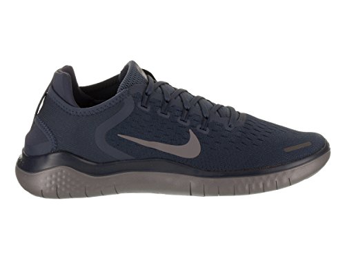 Nike Men's Free RN 2018 Running Shoes (8, Navy/Grey)