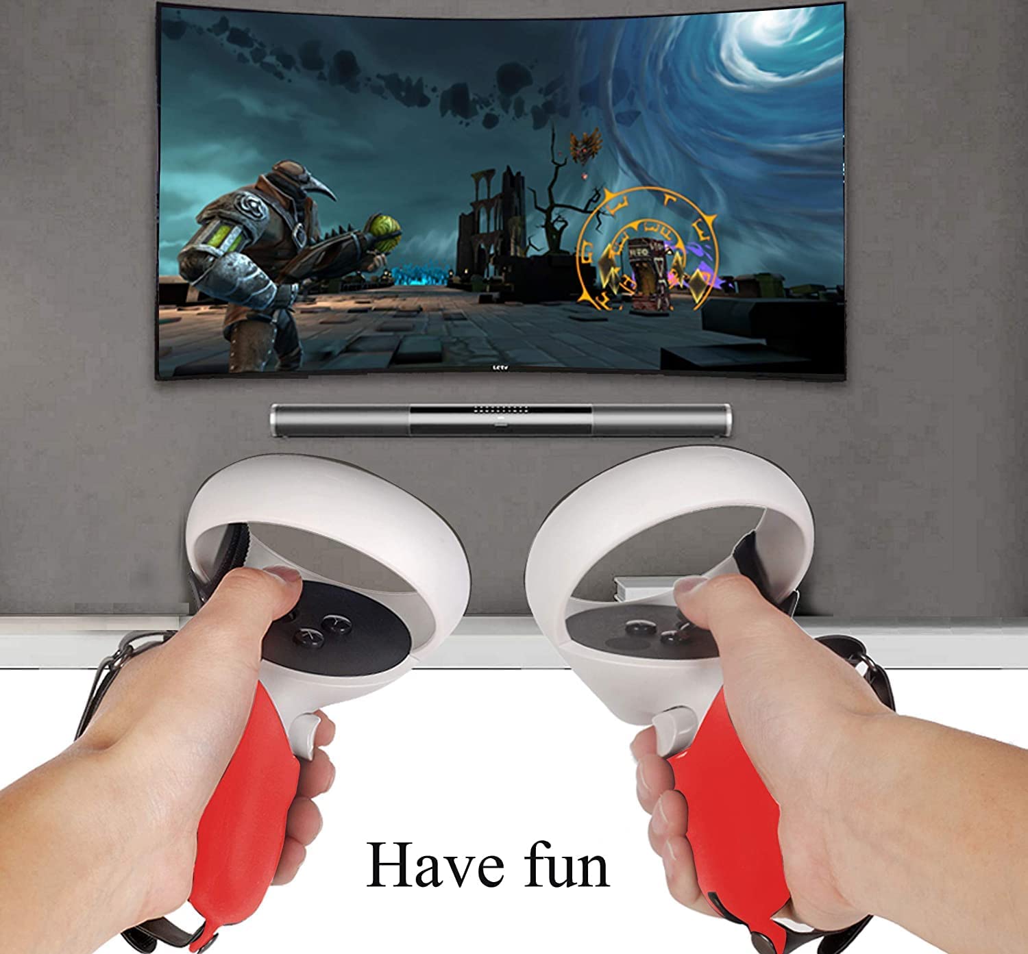 Silicone Controller Grip Cover and Face Cover, VR Quest 2 Accessories
