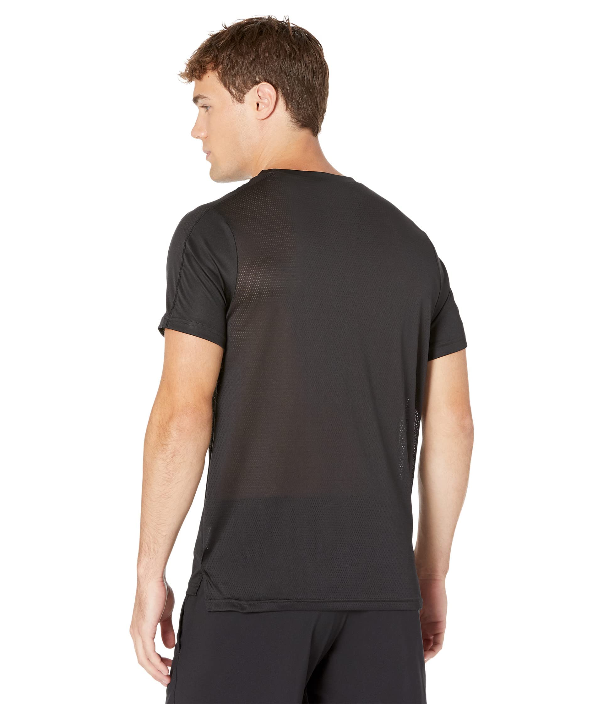 Reebok Men's Standard Workout Ready Tee, Black, Large
