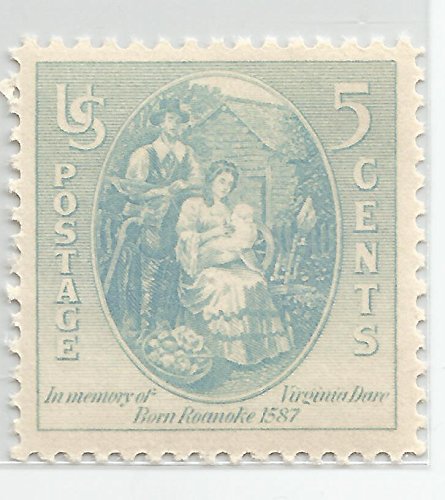Postage Stamps U.S. Virginia Dare First Roanoke Va. Birth Sc.796 MNH
