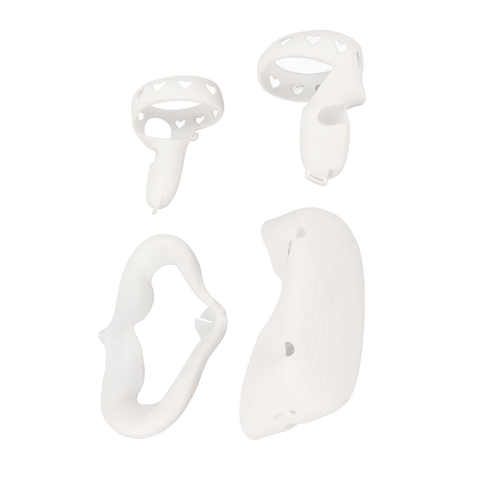 VR Grip Face Eye Cover, Flexible Silicone VR Shell Protective Cover for VR Accessories