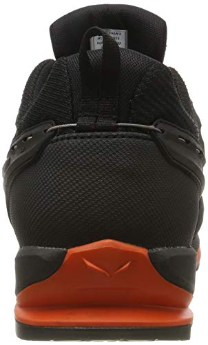 Salewa mens MS Mountain Trainer High Rise Hiking Shoes, Grey (Asphalt/Fluo Orange), 8 US