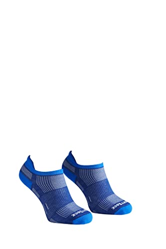 Wrightsock Eco Run Tab Socks | Guaranteed Blister Free | Breathable| Men | Women, Royal/Electric, Medium
