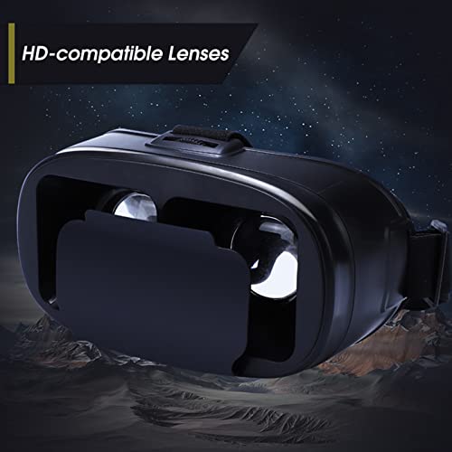 VR Headband Full Screen Vision 120-degree Wide-Angle Lens Immersive Experience Virtual Reality VR Headset for Family VR Glasses