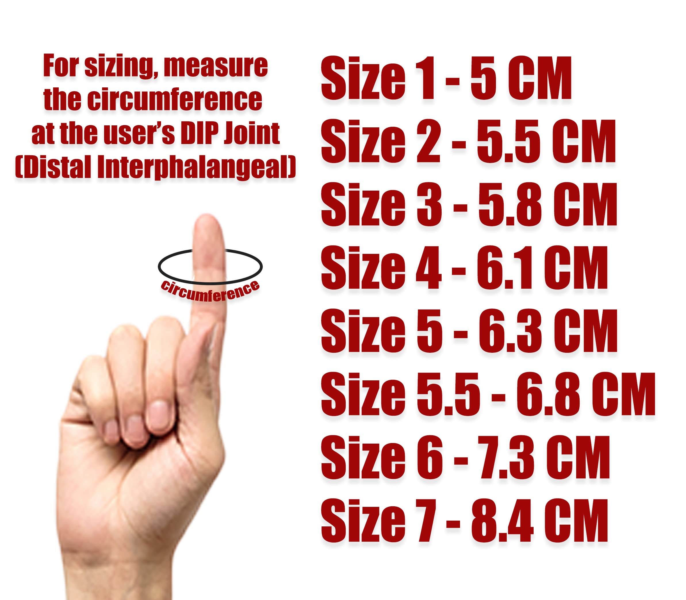 Rehabilitation Advantage Stax Finger Splints, Variety Set of 8